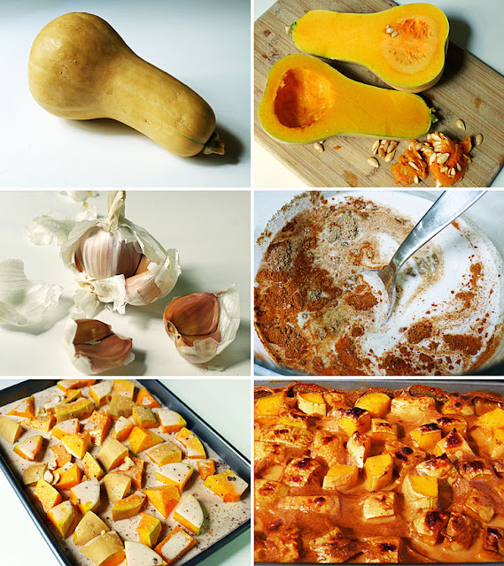 Cooking Weekends: Squash Roasted in Spiced Coconut Milk