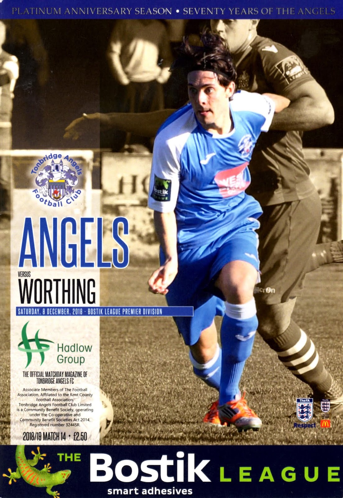That'll be the Day: Tonbridge Angels 1 Worthing 2
