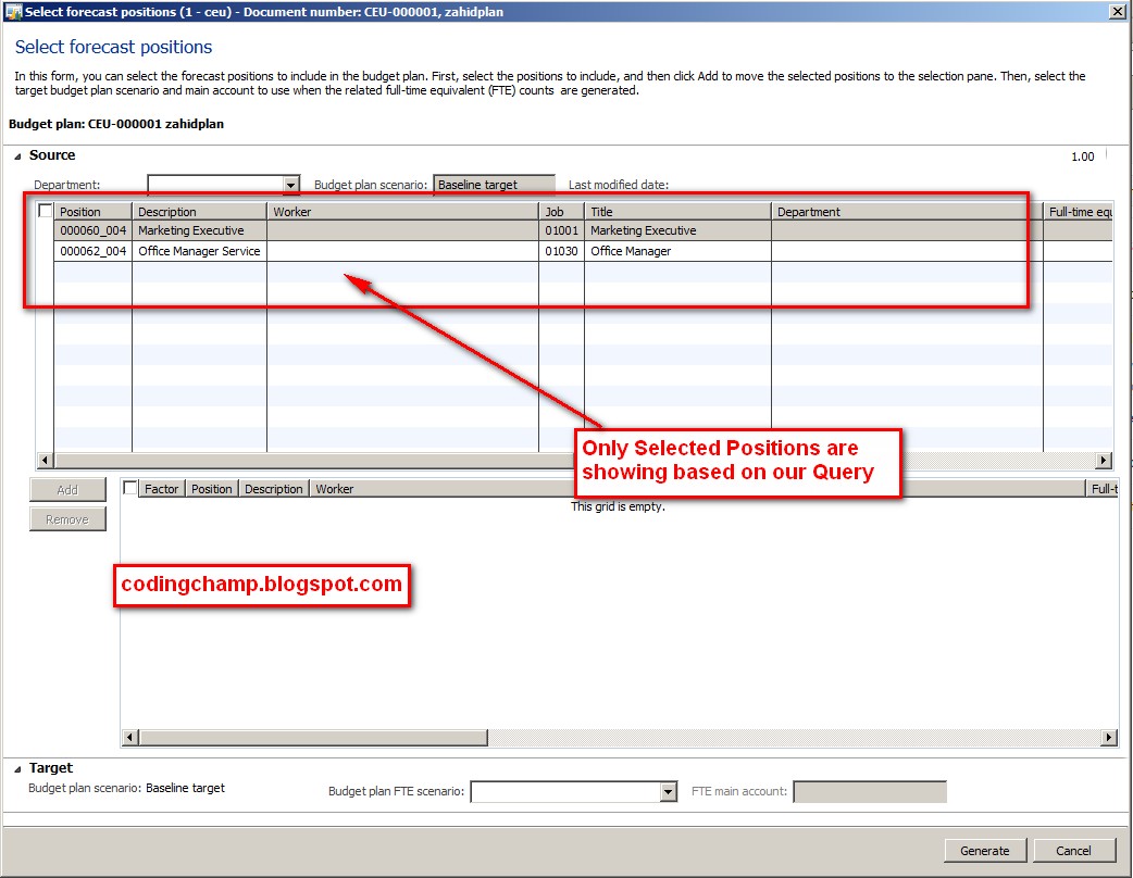 Coding Champ Modifying The Form Datasource Query In Microsoft Dynamics Ax 2012