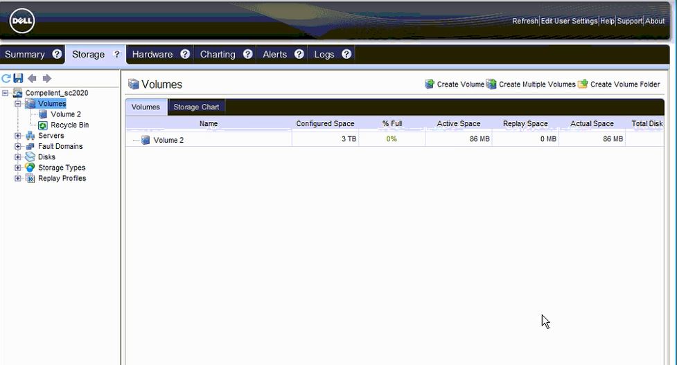 How to delete volume on DELL Compellent Storage - TECH Stuff