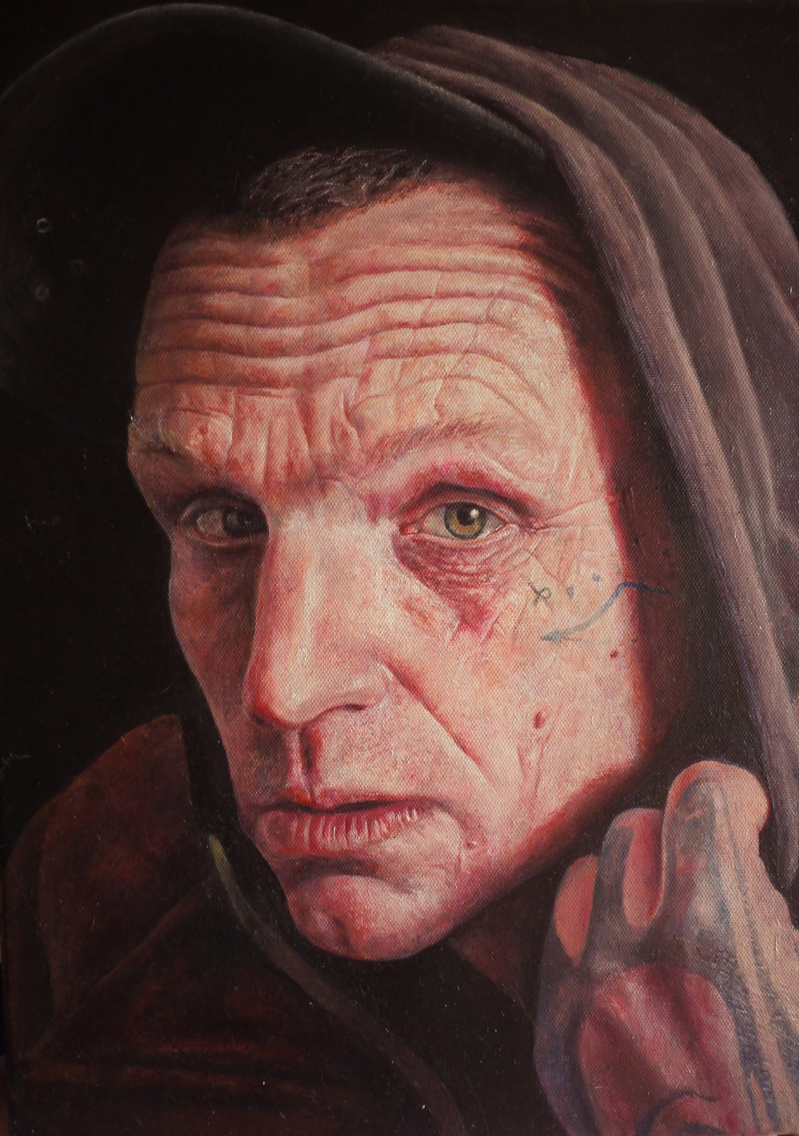 Ruth Winding: Portrait of Theo (oil on canvas)