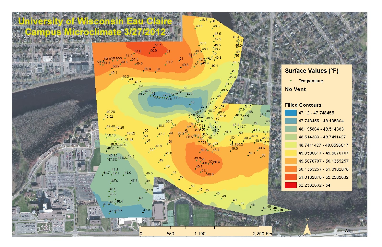 Joel's Geography 341 Weather Blog: Microclimate Maps