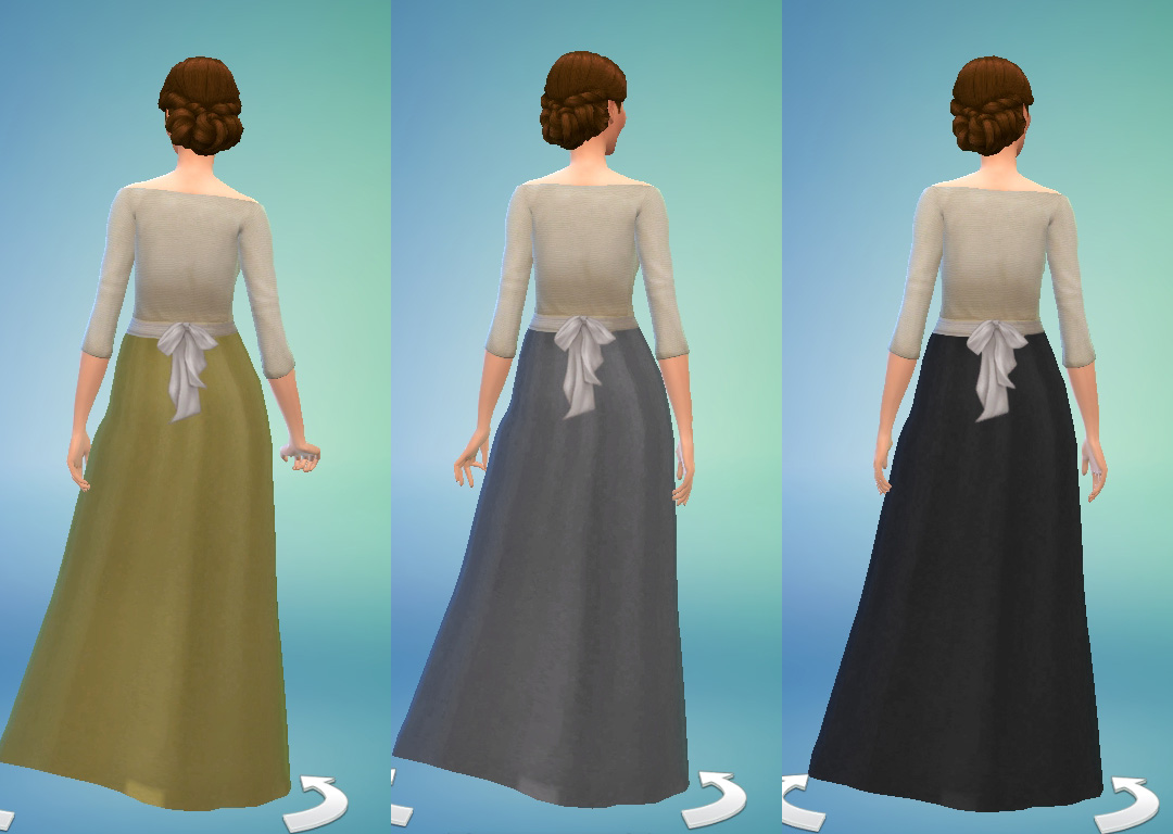 TS4: Medieval Peasant's Dress | History Lover's Sims Blog