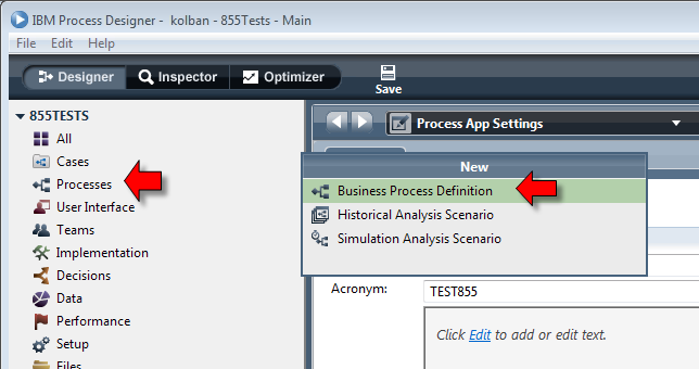 Business Process Definition - BPDs : IBM BPM