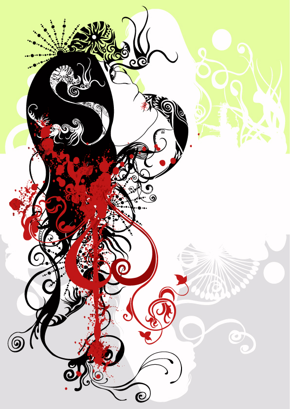 Corak-Corak Kerawang: Abstract