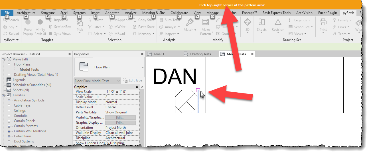 BIM Chapters: Create Custom Fill Patterns in Revit, For Free with PyRevit Tools