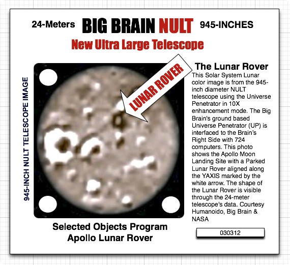 BIG BRAIN TECHNOLOGIES: NULT Telescope Lunar Rover