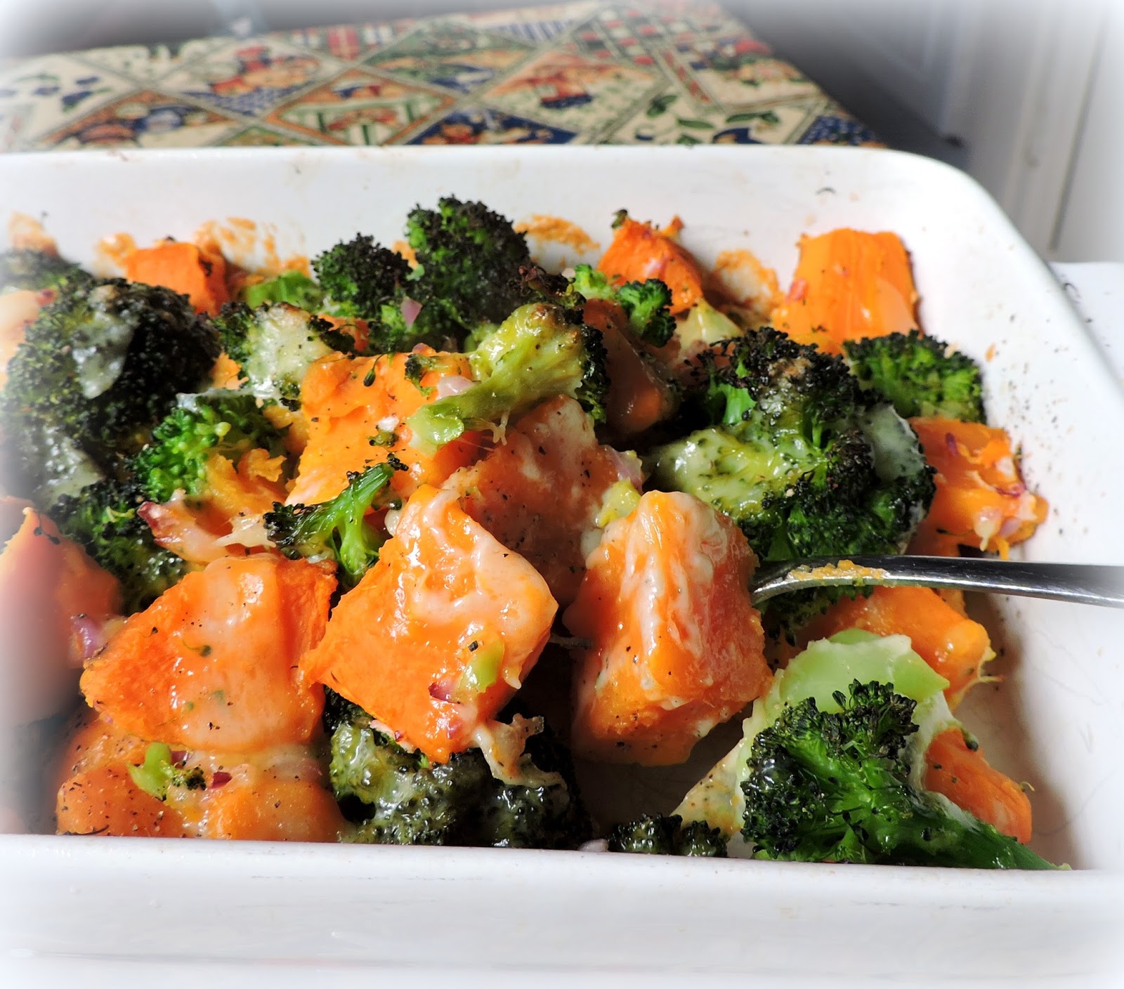 Sweet Potato, Broccoli & Cheese Bake | The English Kitchen