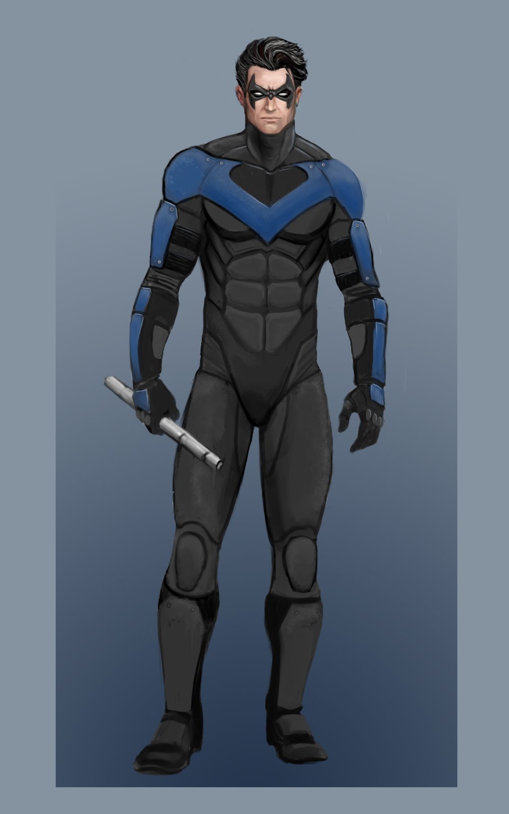 El Blog del CHOCHA: Nightwing Concept - Photoshop