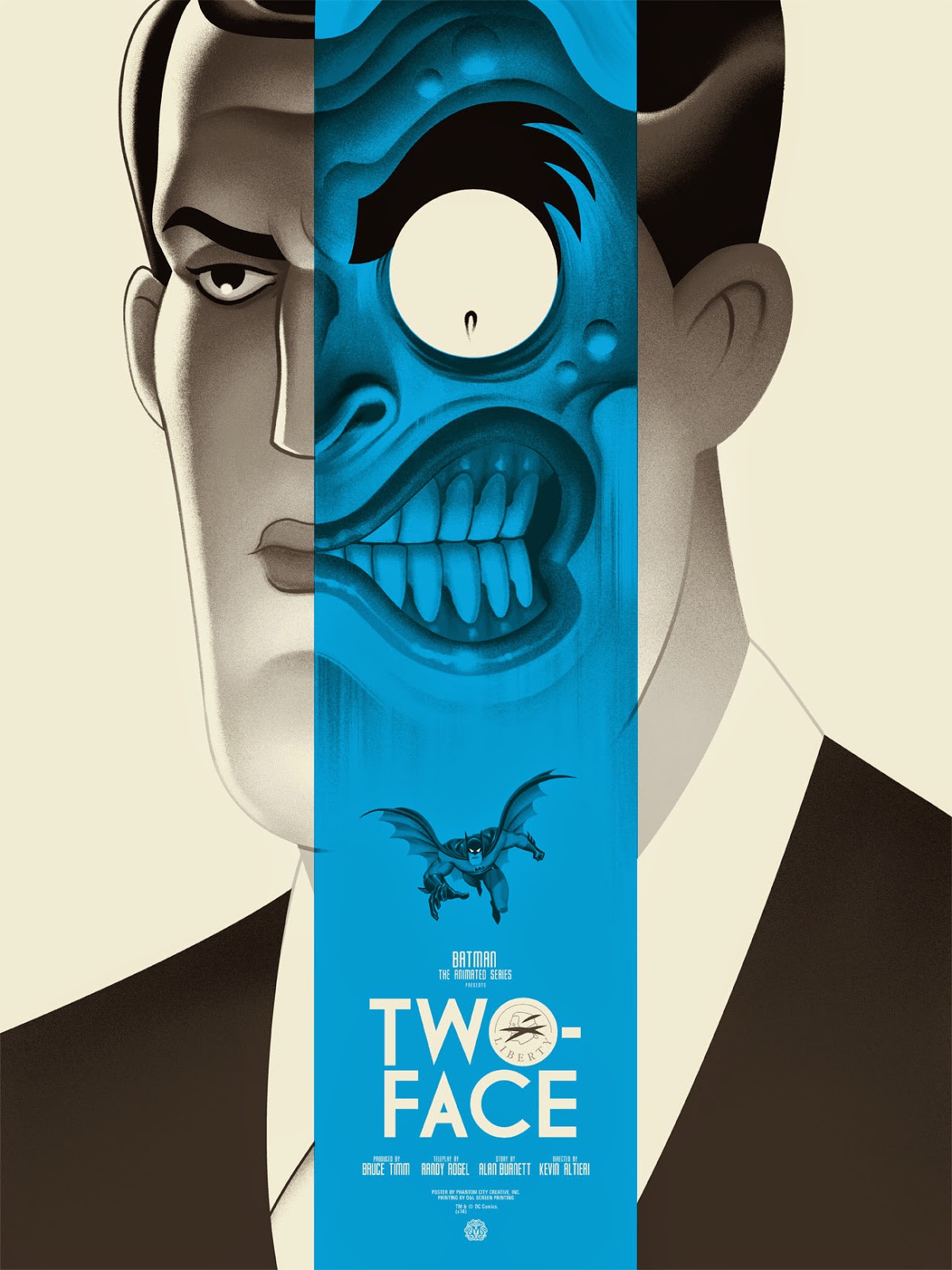 INSIDE THE ROCK POSTER FRAME BLOG: Batman The Animated Series Two Face ...