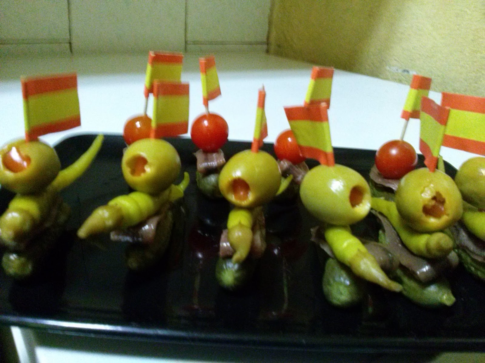 Los pinchos frios de Jose en la Bodega Lorman: 2015