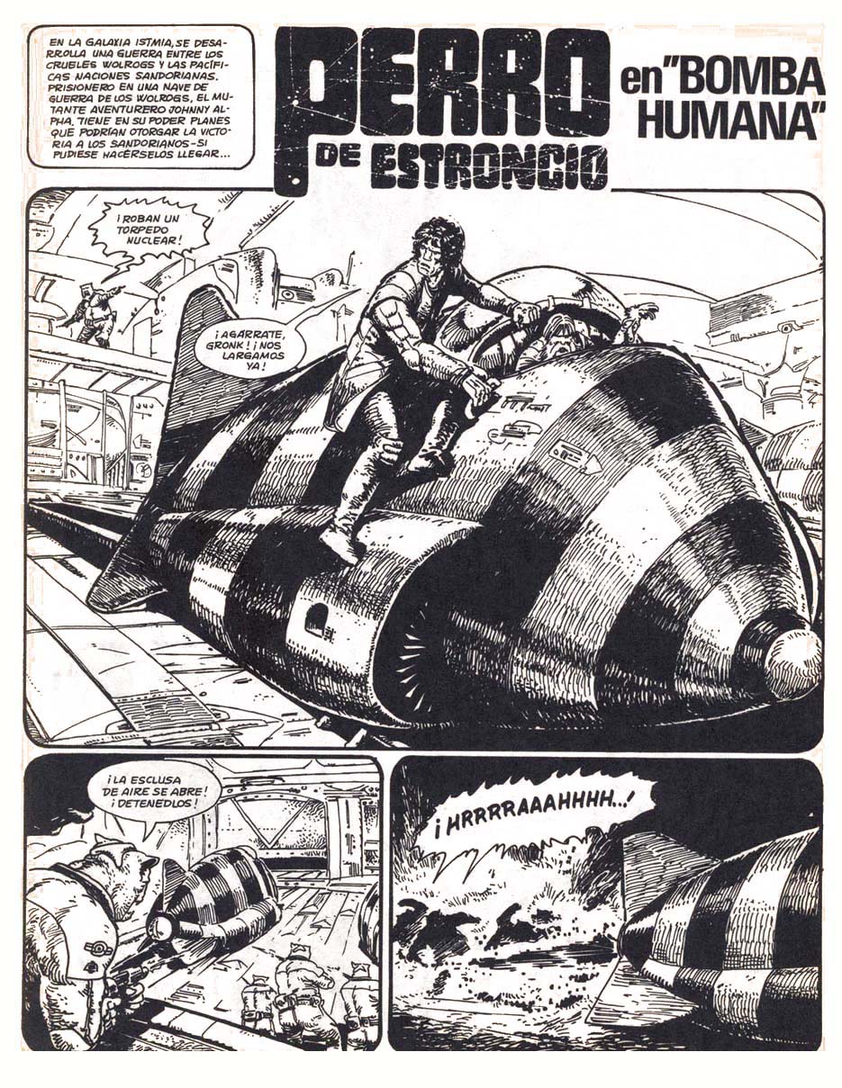 Los cómics de Machete: Perro de Estroncio: Bomba humana