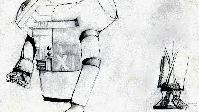 Vintage "Silent Running" Drone Concept Art by Doug Trumbull, Don ...