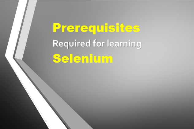 Selenium-By-Arun: Prerequisites required for learning Selenium Selenium-By-Arun: Prerequisites required for learning Selenium