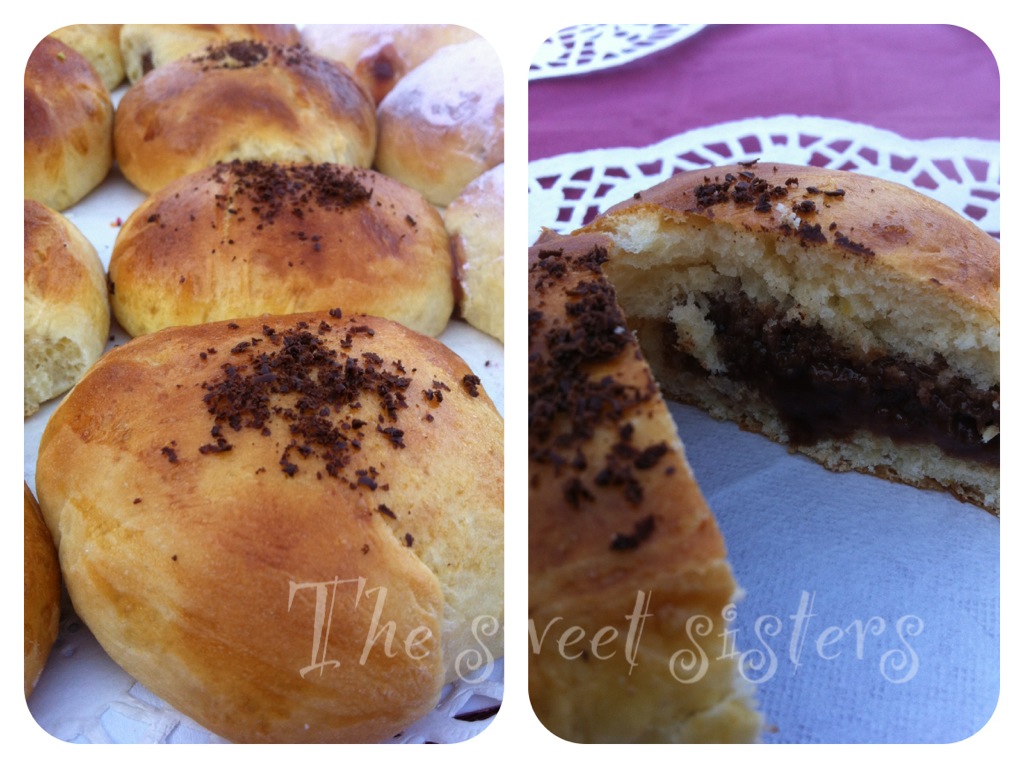 THE SWEET SISTERS: BRIOX CON PEPITAS DE CHOCOLATE Y RELLENOS VARIOS