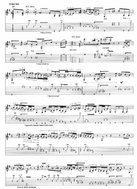 Jimi Hendrix - Voodoo Chile Blues | Partituras para Guitarra