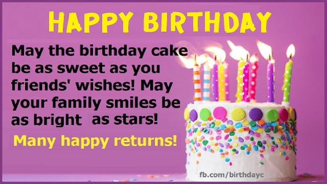 Happy Birthday! May the birthday cake be as sweet - HBDAY.ART