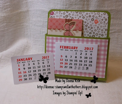 Stamps Well With Others: Post-It Easel Calendar