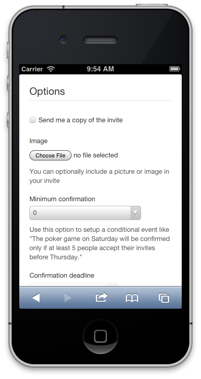 Thoughts For Beans: Hide input type file from older iOS devices