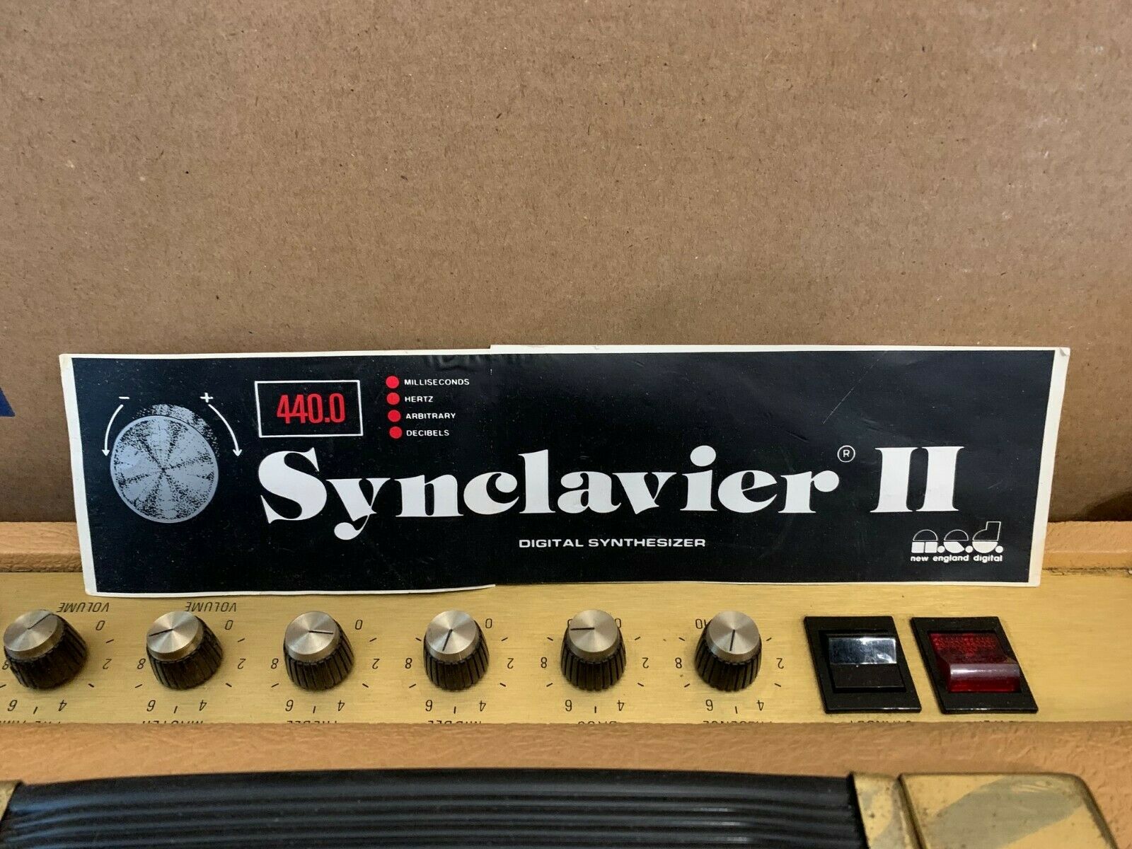 MATRIXSYNTH: Vintage Synclavier II Digital Synthesizer Decal Bumper ...
