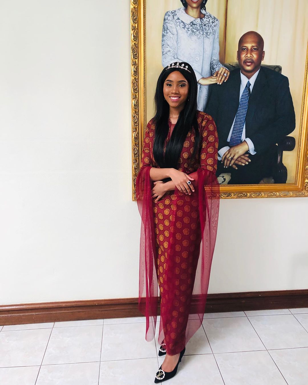 Lesotho: Official Portaits of TRH Princess Senate and Crown Prince ...