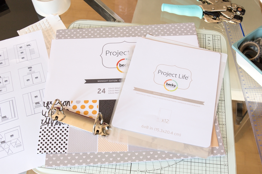 :: danipeuss.de :: BLOG: 6x8" Babyalbum mit Minilayouts selber bauen ...