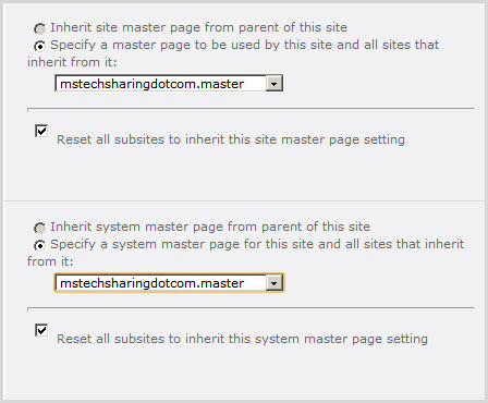 Custom master page and page layout using visual studio ~ MICROSOFT ...