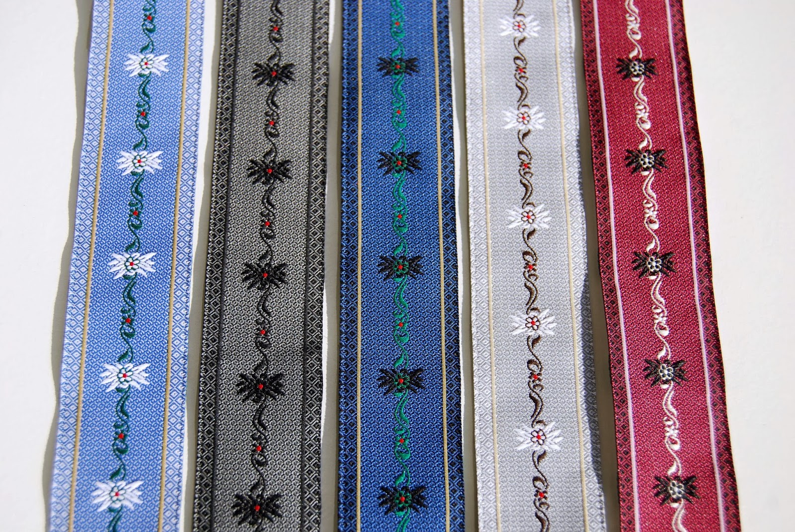 sennäschick: Edelweiss-Webband in 5 Farben