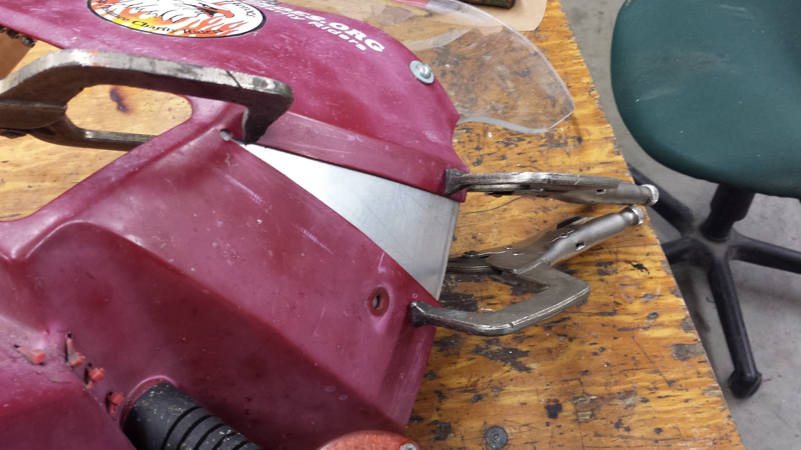 The Redneck Rant: KLR650 "Wheatwacker" mod