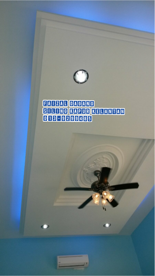 SILING KAPUR DI KELANTAN : SILING KAPUR / PLASTER CEILING MODEN