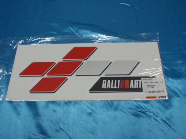 Ming_FD3S Garage: Ralliart Original Side Decals Sticker