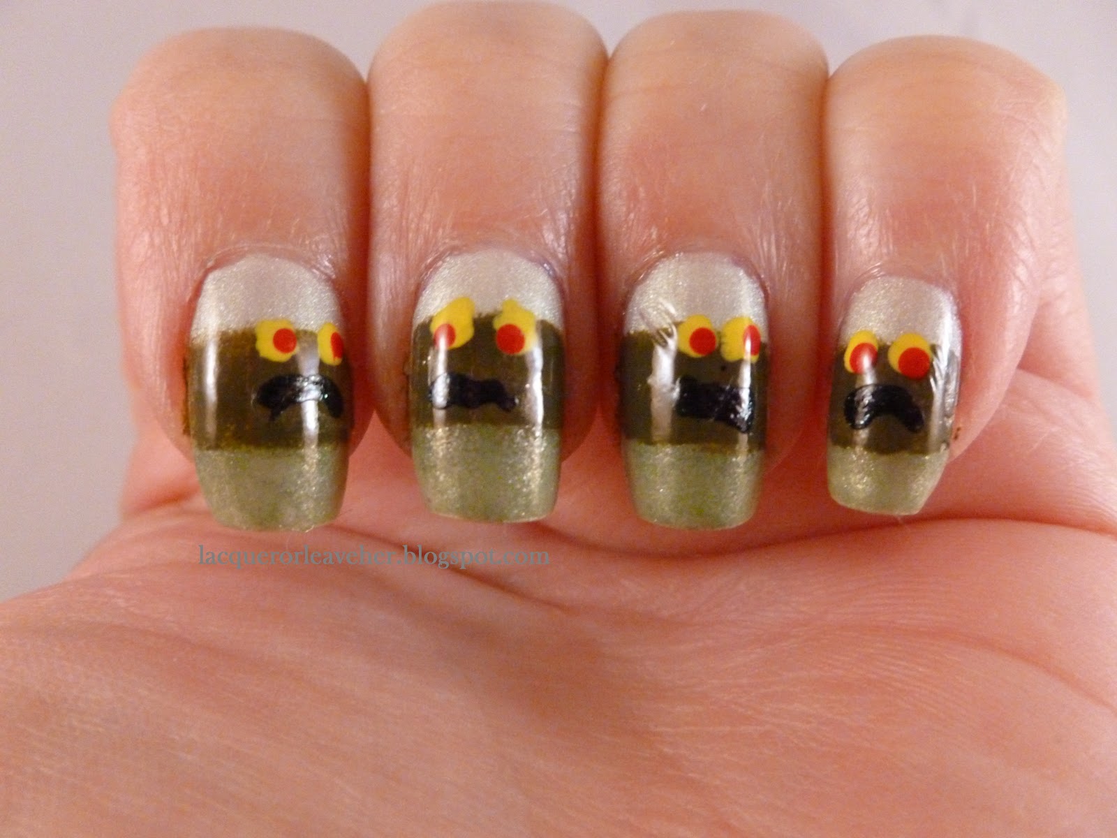 Lacquer or Leave Her!: NOTD: Oh noes! Zombie Candy Corms!