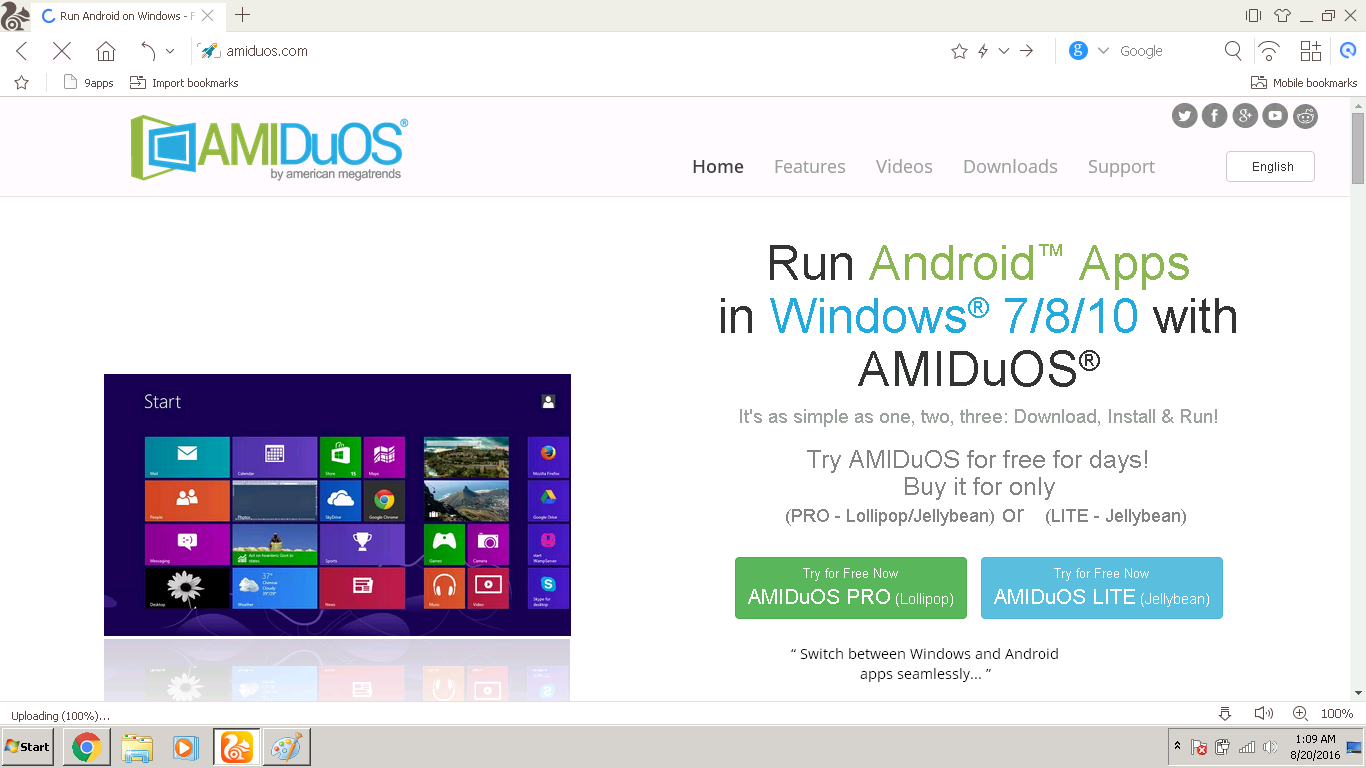 How To Run Android on Windows 10 with AMIDuOS - TechNow