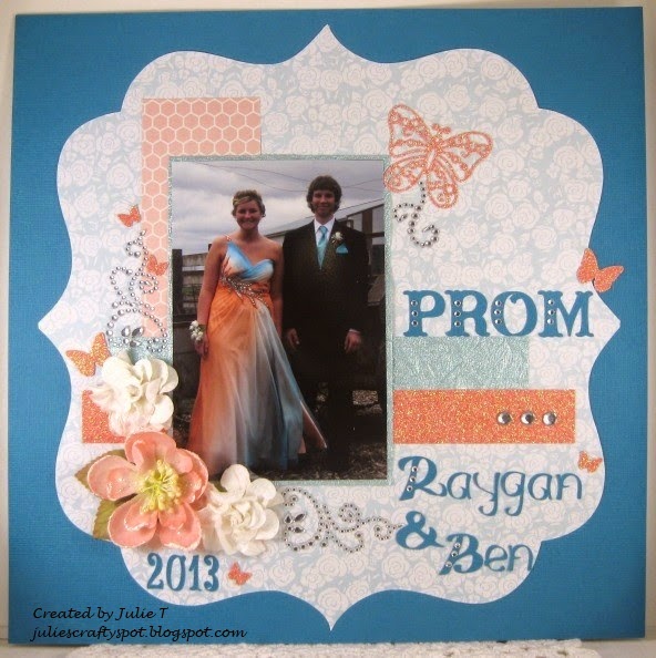 Julie's Crafty Spot: Prom Scrapbook Layout