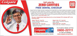 Advertising in Pakistan: Colgate | Let’s aim for ZERO CAVITIES