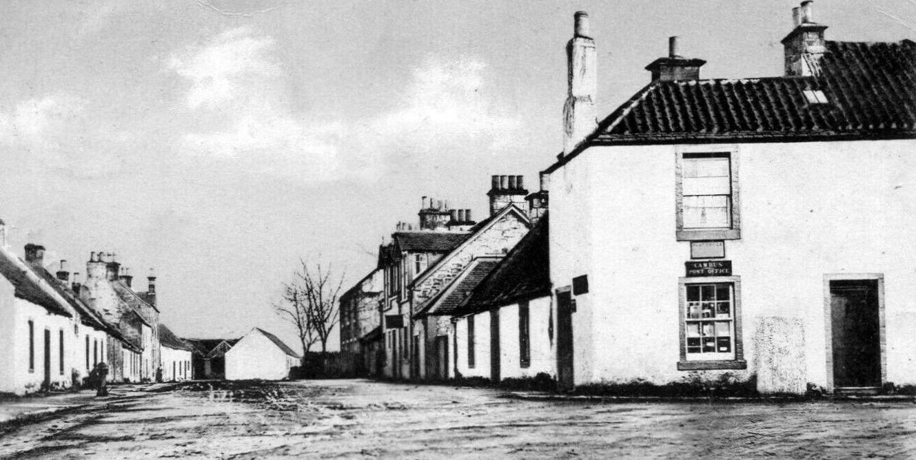 Tour Scotland: Old Photograph Post Office Cambus Scotland