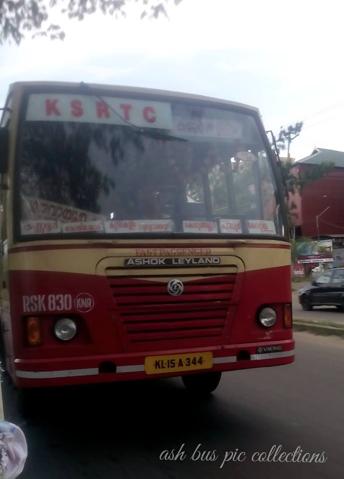 KSRTC FAST PASSENGER BUSES BY ASHIK B,THODUPUZHA - KSRTC TEAM KCK