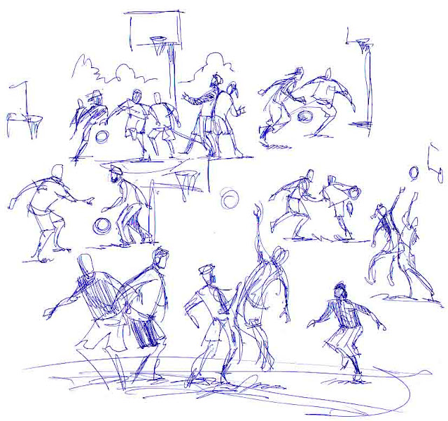 Kaz Mayeda · storyboards · comps: New Bic Atlantis is a sketching discovery