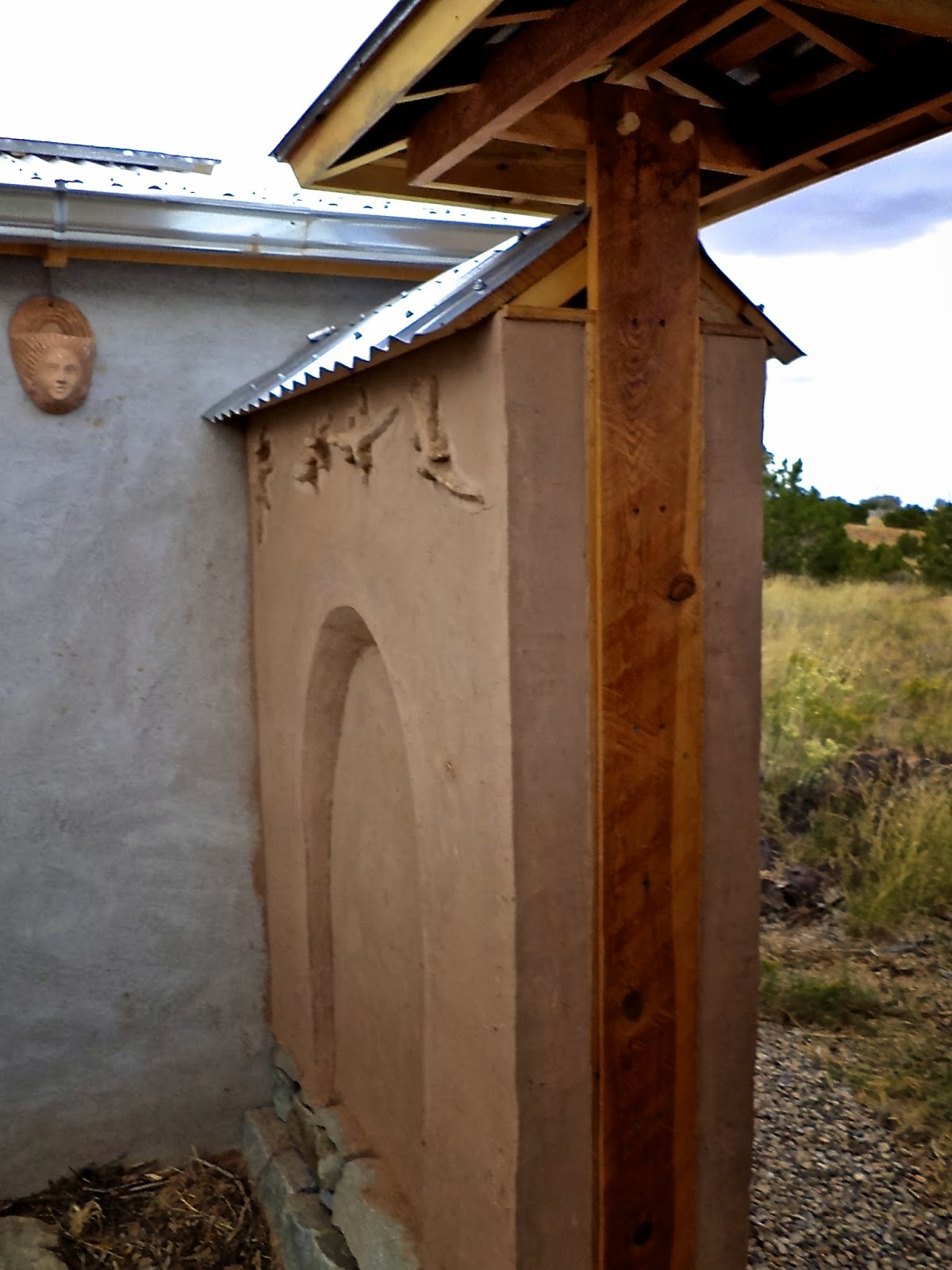 Alt. Build Blog: Building An Adobe Wall: #6 Plastering And Creating The ...