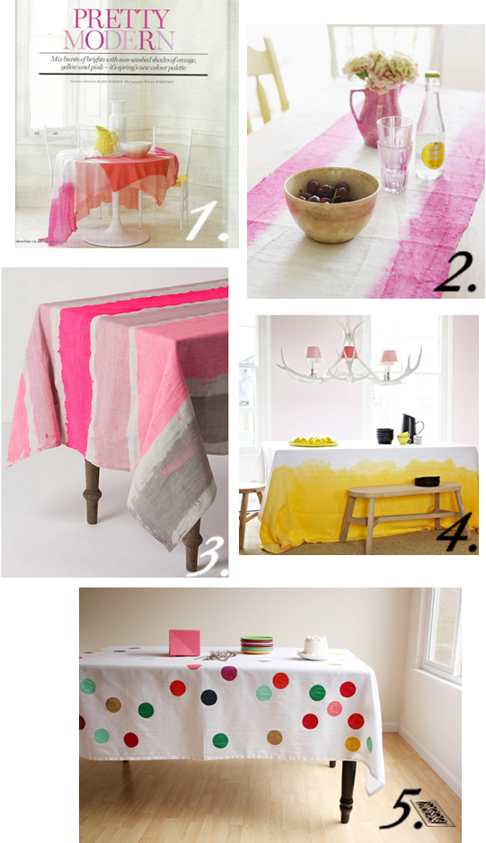 IRON & TWINE: DIY Anthropologie Tablecloth