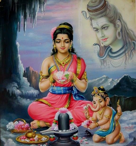 TELUGU WEB WORLD: GODDESS PARVATHI PRAYING MAHADEV PHOTO GALLERY