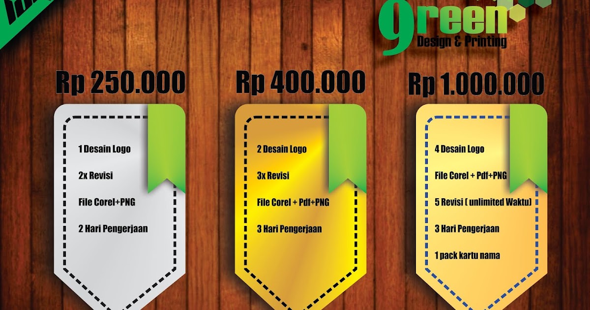 Green Design: harga desain logo