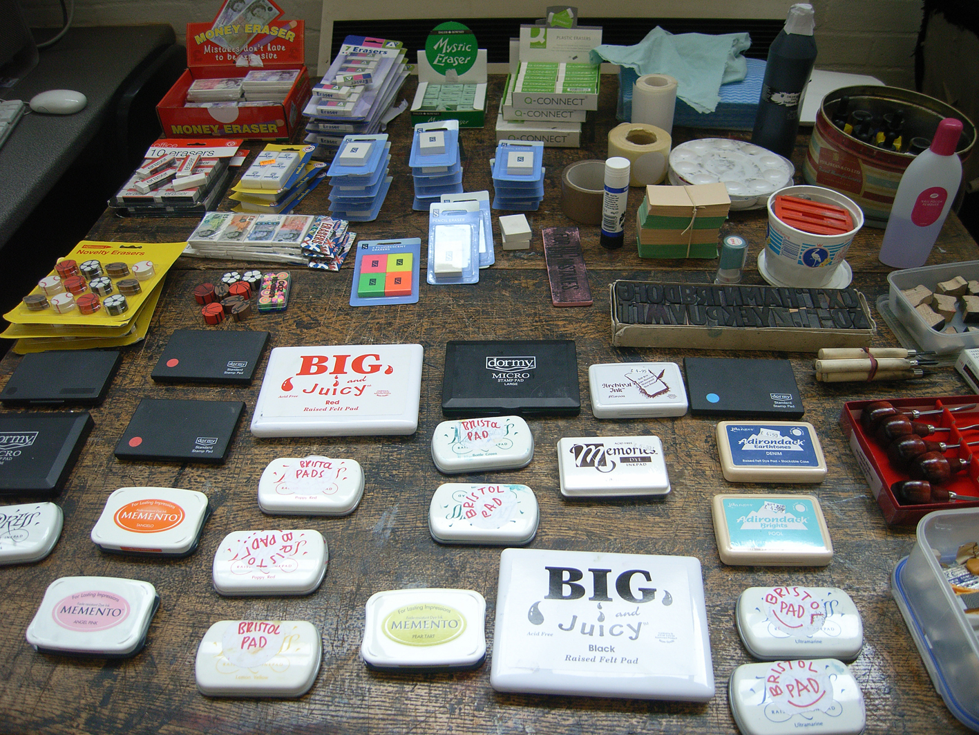 Stephen Fowler: Rubber Stamp Workshop at the Camberwell Press.