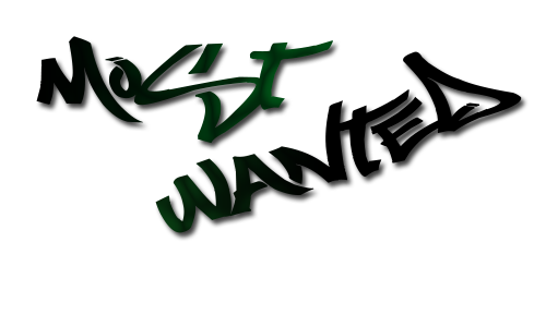 Create Text Logo Most Wanted | PHOTOSHOP TUTORIAL