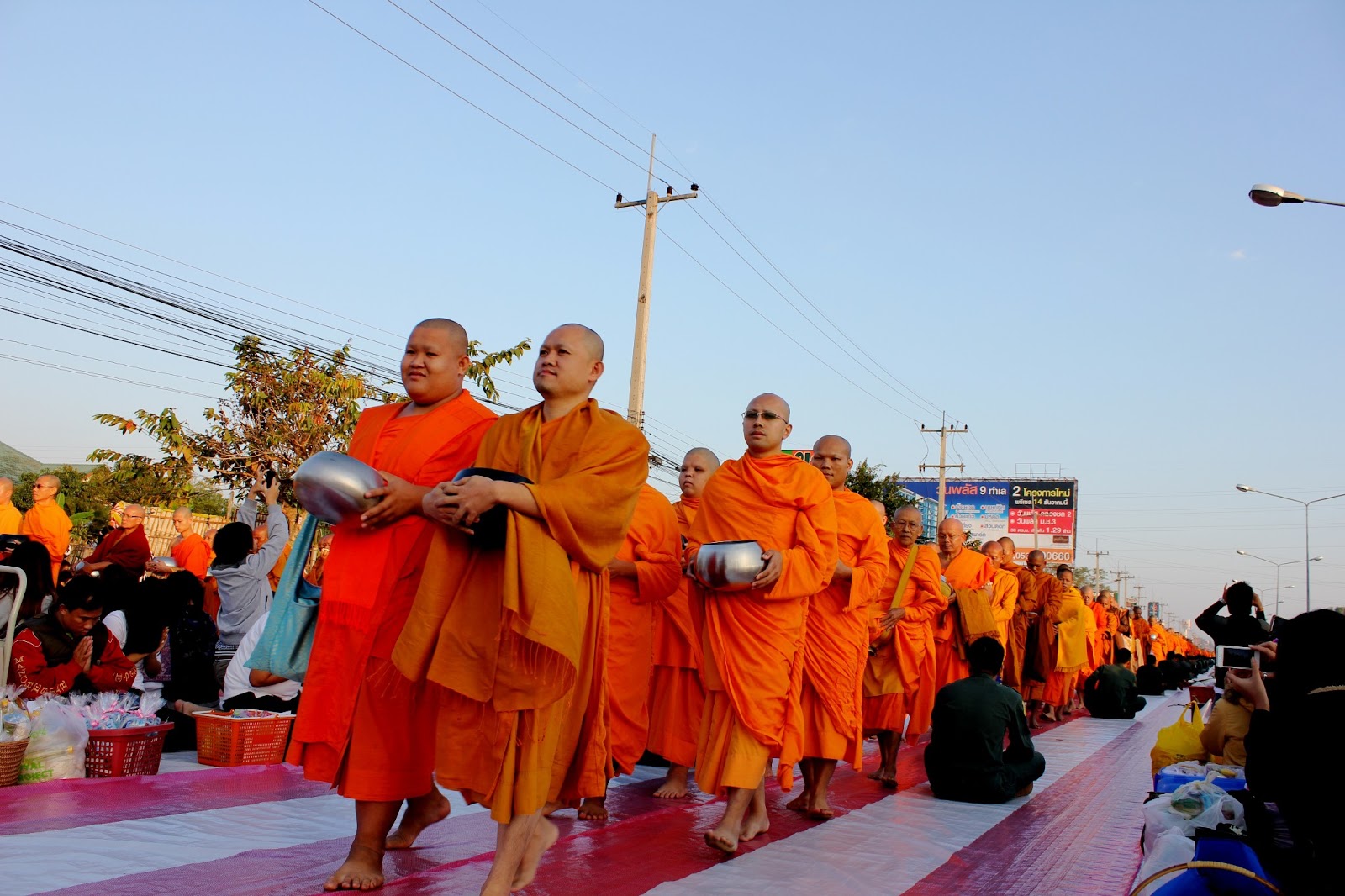 Market of Eden: Alms-giving to 12,999 Monks at Sunrise
