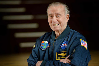 Col. Walter Cunningham Apollo 7 in Italia
