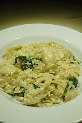 Alf Cooks Vegetarian: Artichoke Risoni