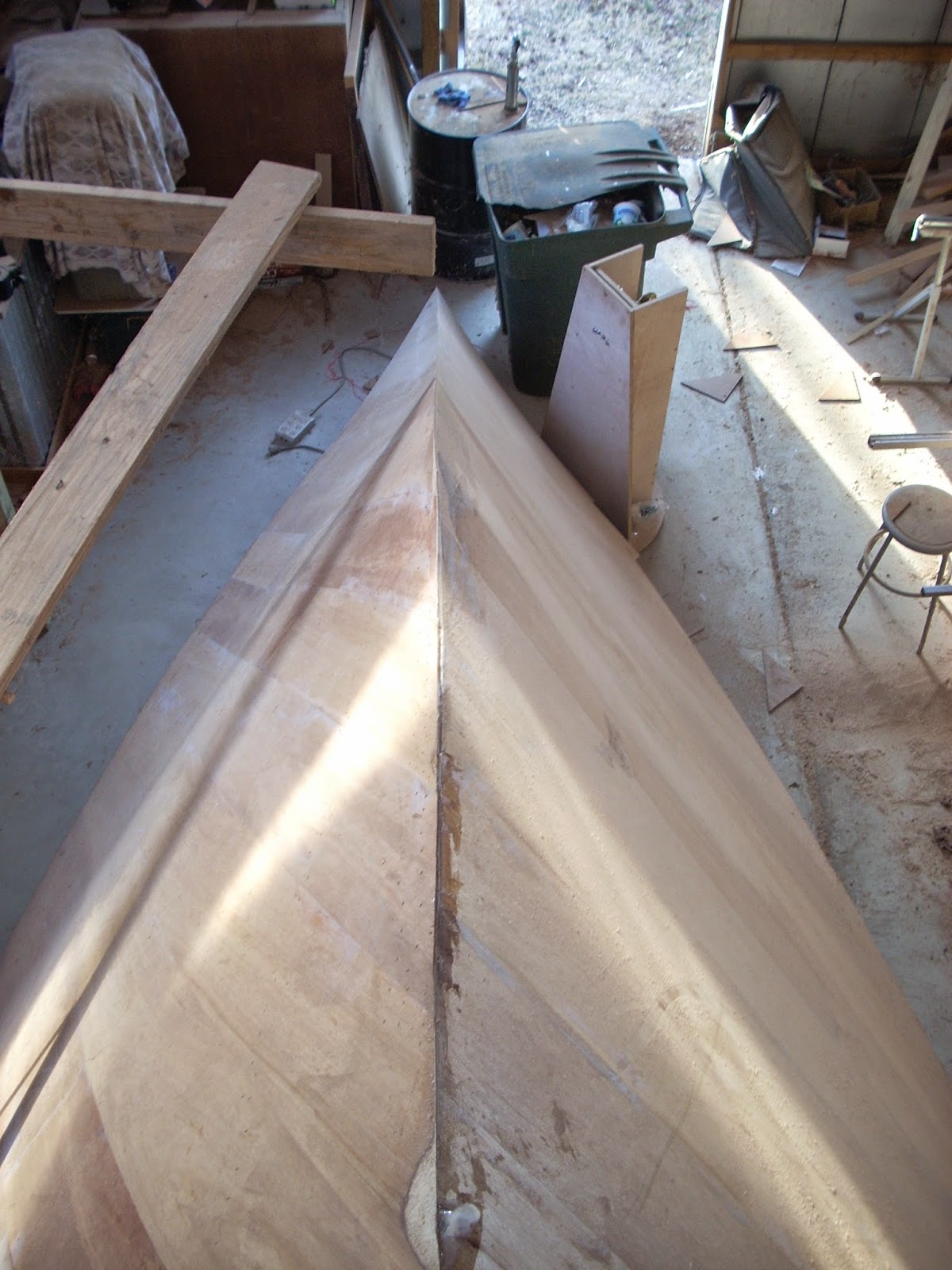 Building the Dream: A Cruising Sailboat Under Construction.: January ...