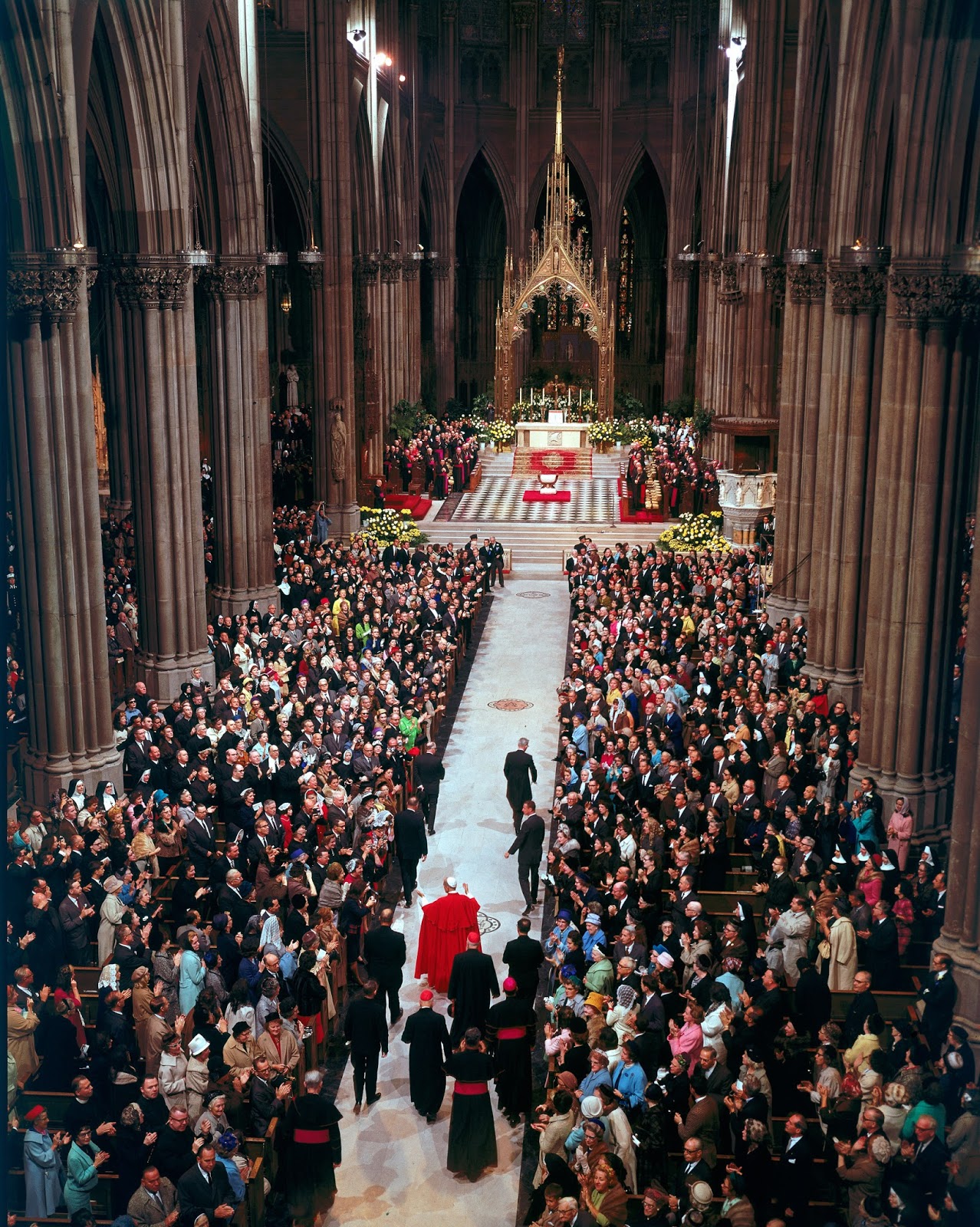 Pope Paul VI Visited New York City in 1965: 25 Historical Color Photos ...