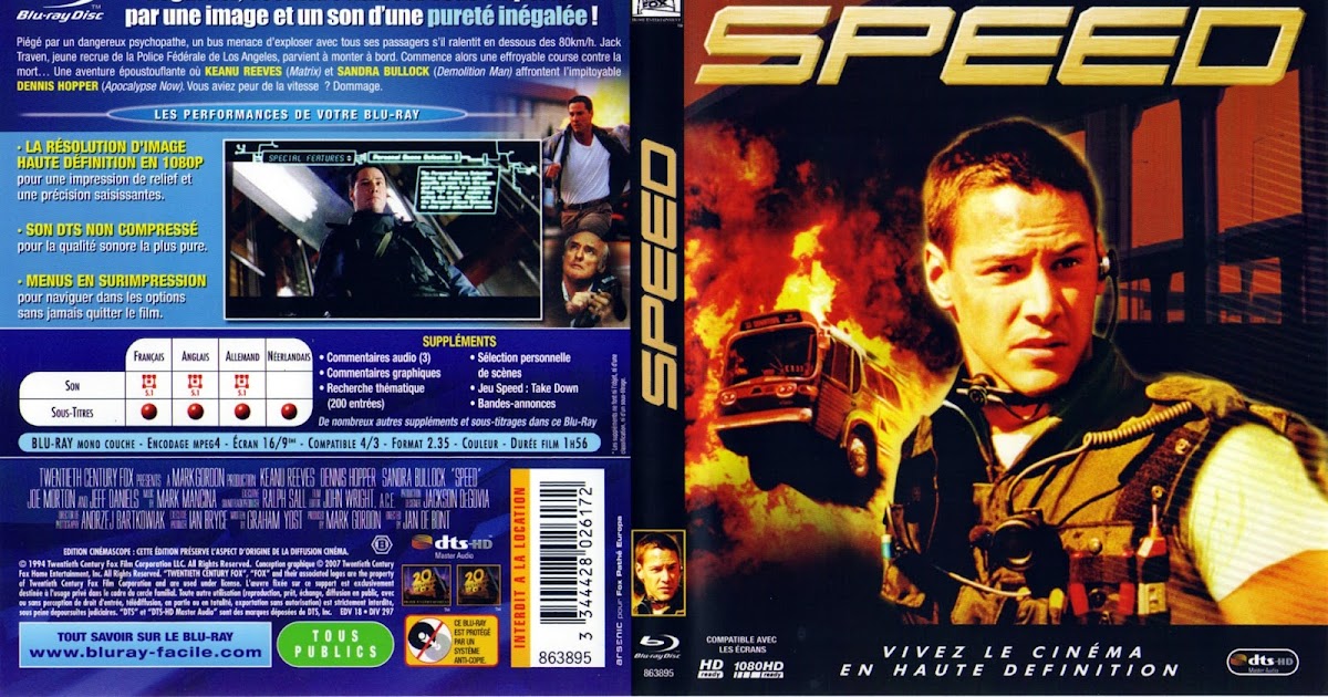 BLU-RAY JAQUETTES BLU-RAY: Speed